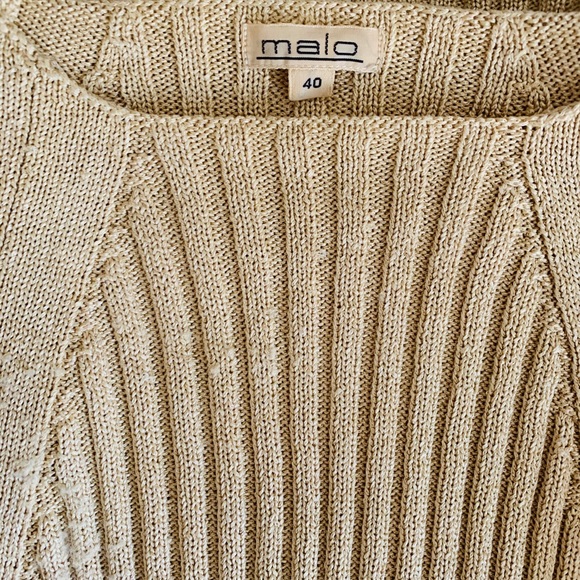 Malo | Sweaters | Malo Cashmere Vintage Silk Boat Neck Pullover Knit ...